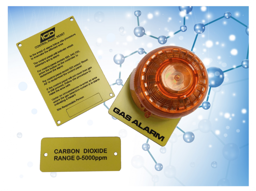 Signage For Gas Detection Systems - IGD